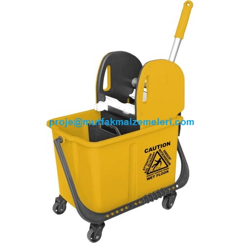 Yer Silme Paspasları ve Temizlik Kovaları: Presli Paspas Seti