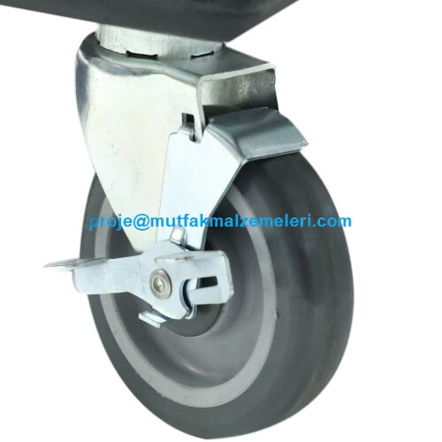 Tribeca Küçük Tekerlek Tabak Taşıma Arabası Tekerleği 12.5 Cm